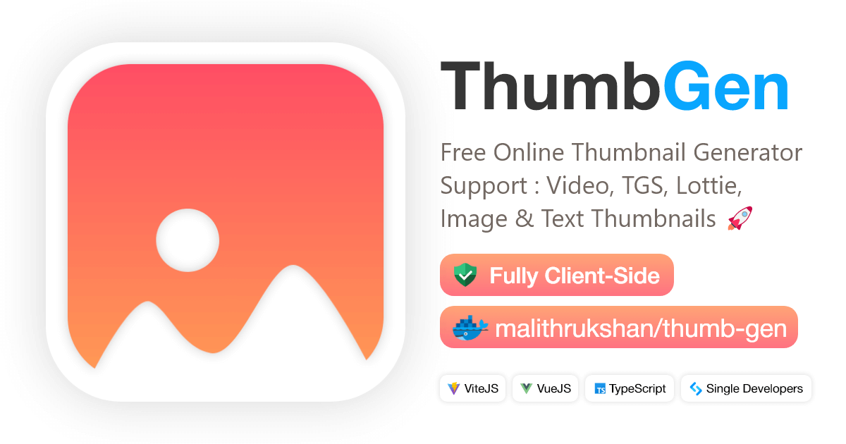 ThumbGen - Free Online Thumbnail Generator | Video, Lottie, Image ...